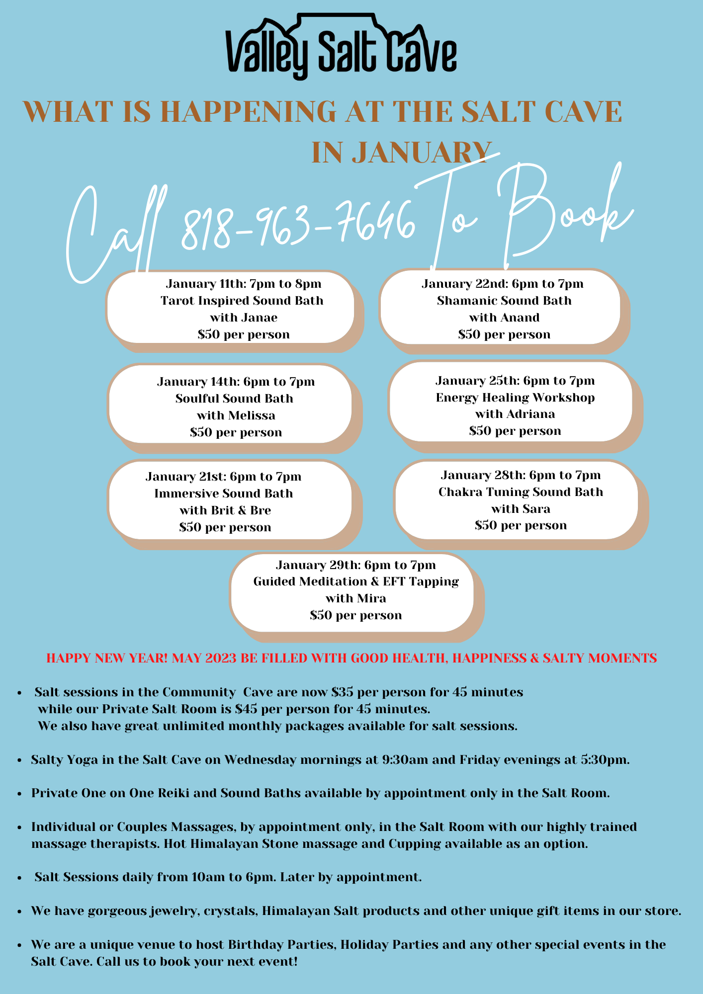 Events – Valley Salt Cave