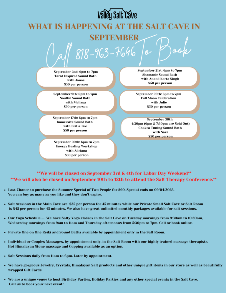 Events – Valley Salt Cave