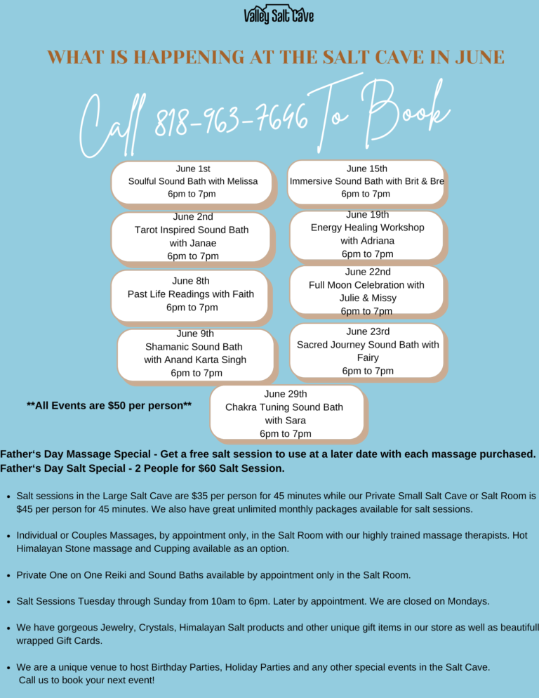 Events – Valley Salt Cave